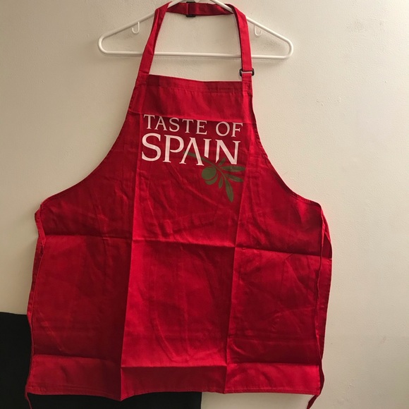 Kitchen | New Taste Of Spain Red Apron | Poshmark